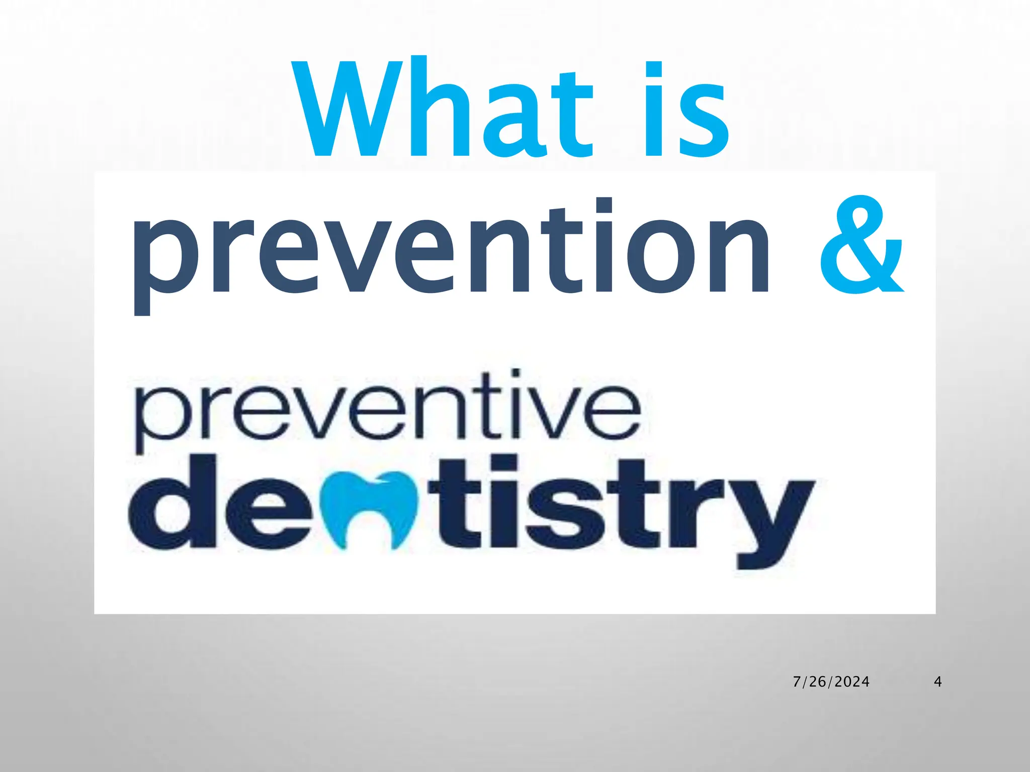 Preventive dentistry :introduction .pptx