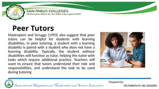 Introduction to Instructional Adaptation in Math and Science in ...