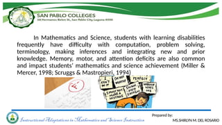 Introduction to Instructional Adaptation in Math and Science in ...