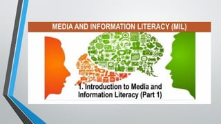 introduction to media and information Literacy | PPTX