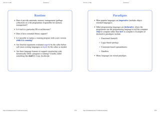 Introduction to progamming languages course | PPT