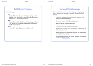 Introduction to progamming languages course | PPT