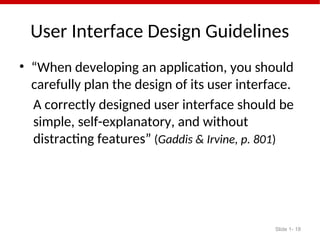 Introduction to intelligent user interface | PPT