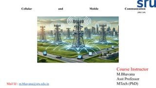 Introduction To Cellular And Mobile Communication Pptx