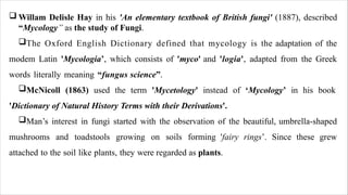 1. Introduction mycology (Plant Pathology) | PPTX