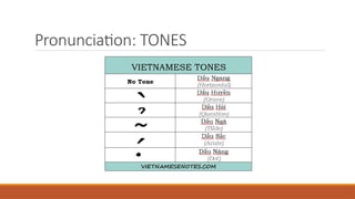 Introduction to Vietnamese for new English learners | PPTX