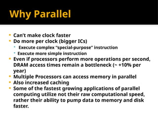 Parallel Computing -- II -- Introduction | PPT