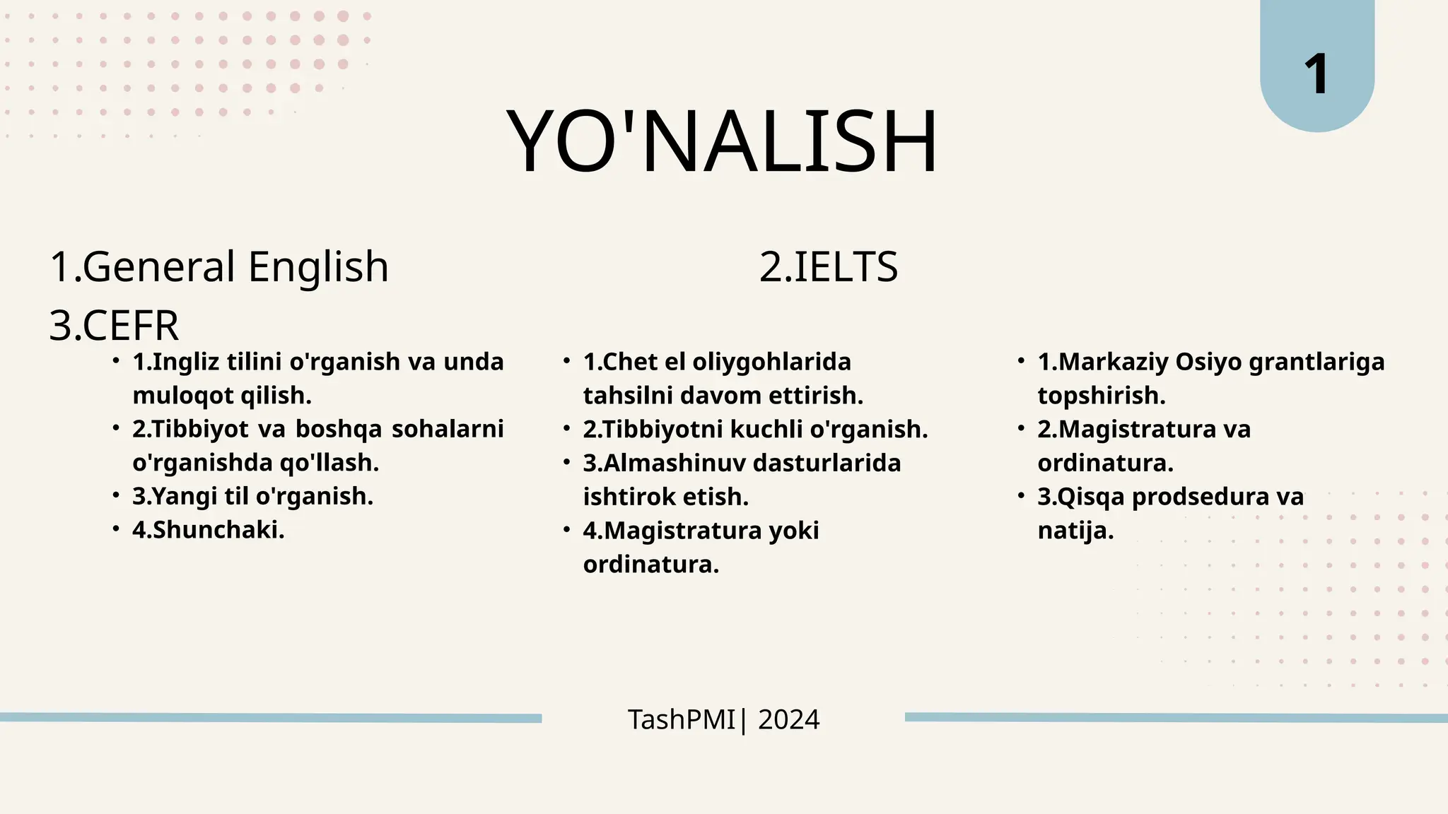 Introduction to general English classes. | PPTX