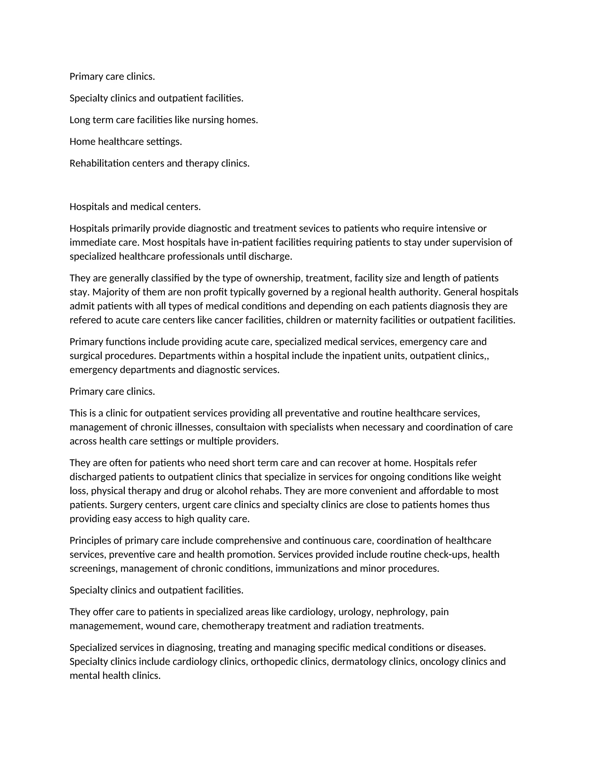 introduction TO ASSISTANT HEALTHCARE SERVICES | DOCX