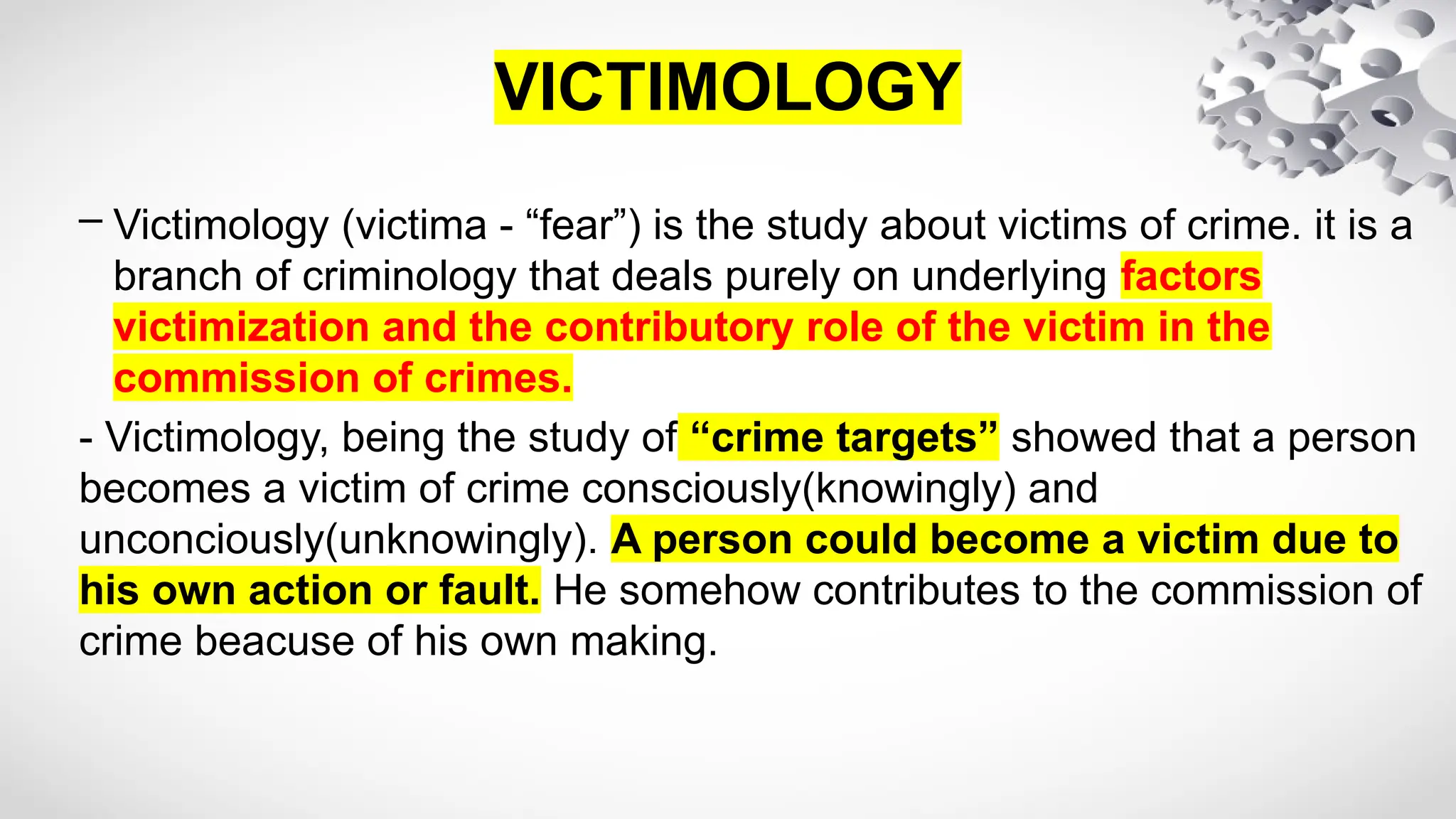 INTRODUCTION TO CRIMINOLOGY POWER POINT PRESENTATION | PPTX
