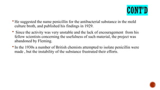 History of penicillin, Strain improvement | PPTX