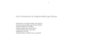 Introduction to Programmable Logic Devices Simple Programmable Logic ...
