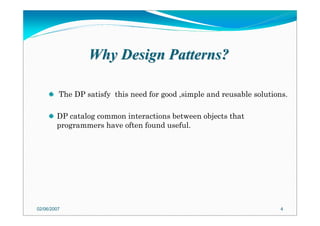 Introduction to Design Pattern | PDF