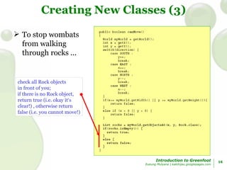Greenfoot Introduction (3) | PPT
