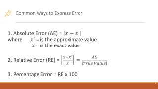 Introduction-Accuracy-and-Errors.pdf | Physics | Science