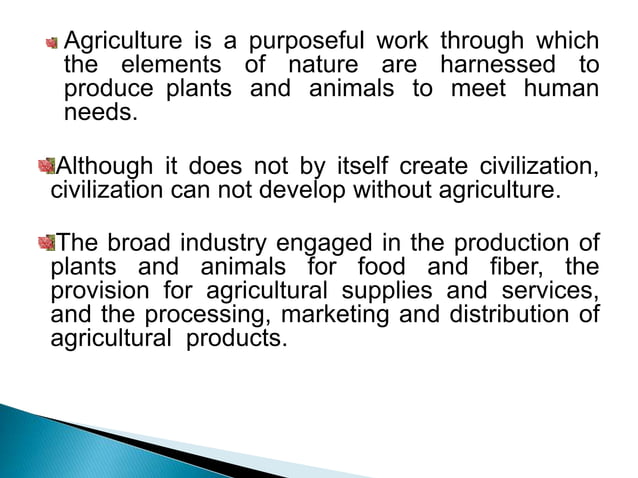 Introduction-Agriculture-for BAT.ppt EPER.ppt | Agriculture | Industries