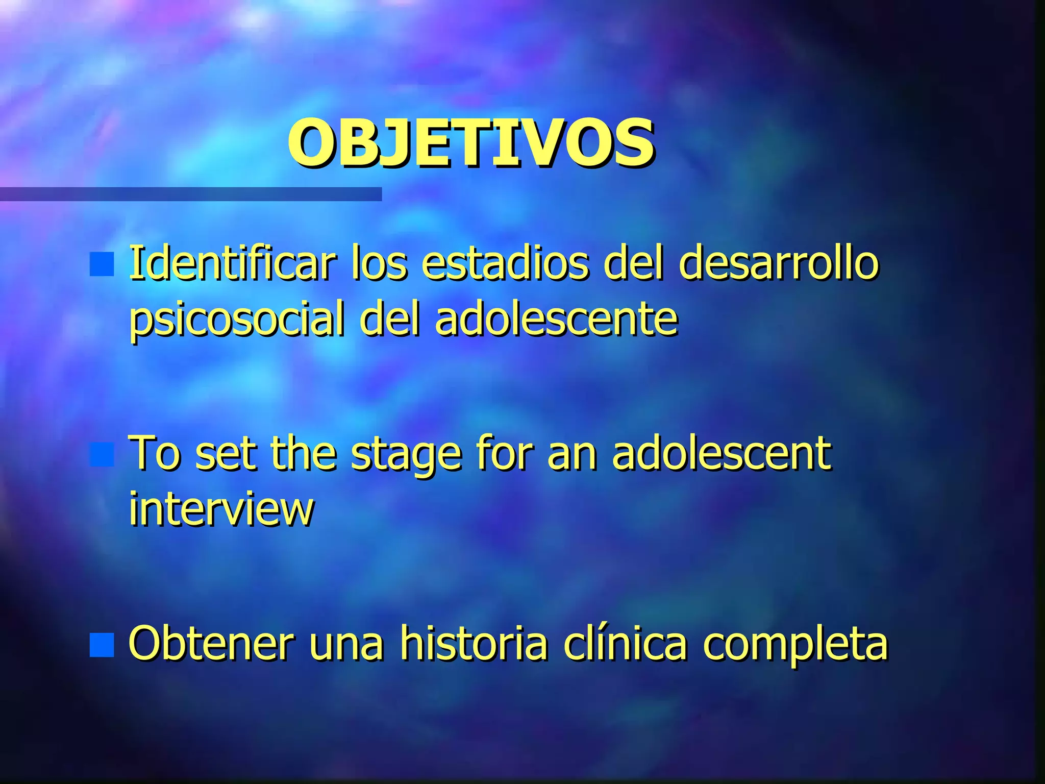 Introduction Al Adolescente ( Spanish) | PPT