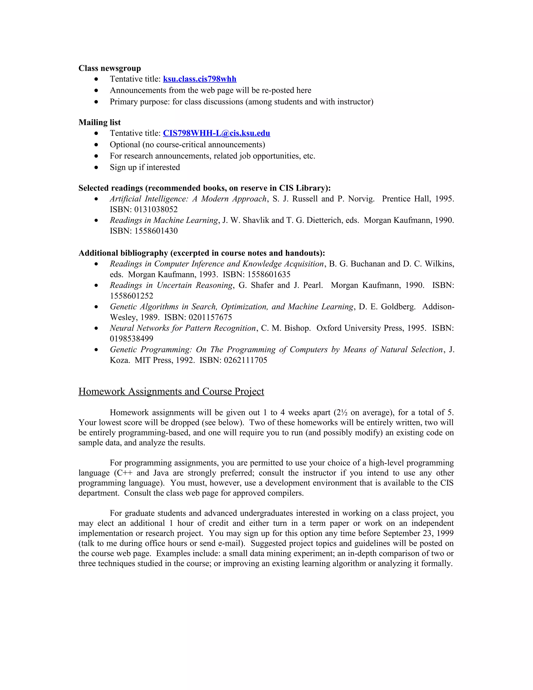 Introduction and administrative information (MS Word 97 format) | DOC
