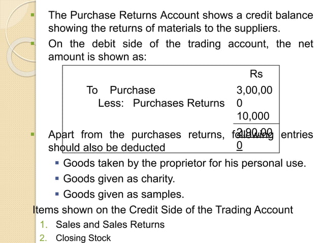 Introduction-and-Preparation-of-Trading-Account.pptx | Stocks and Bonds ...