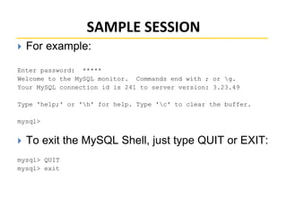 PHP mysql Introduction database