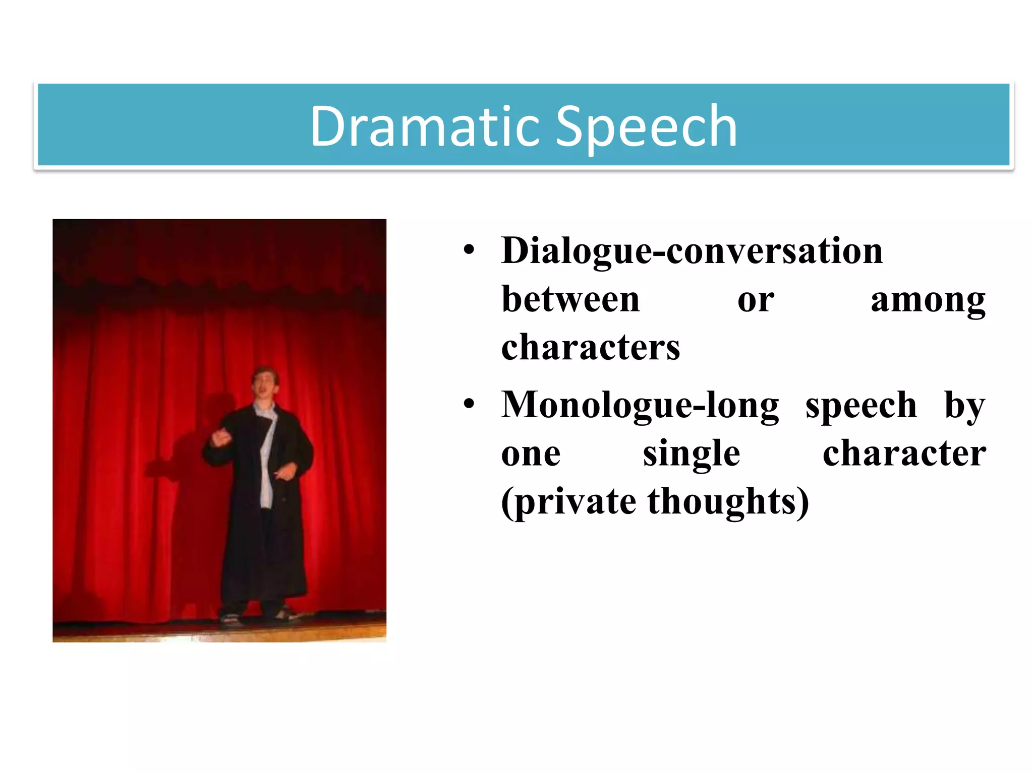 Introduction to drama for beginners and ESL Learners | PPTX