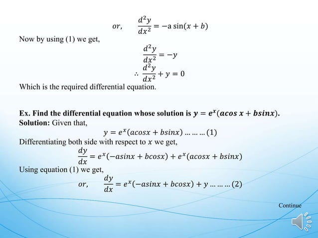 Ordinary and Partial Differential equations.pptx | Programming Languages | Computing