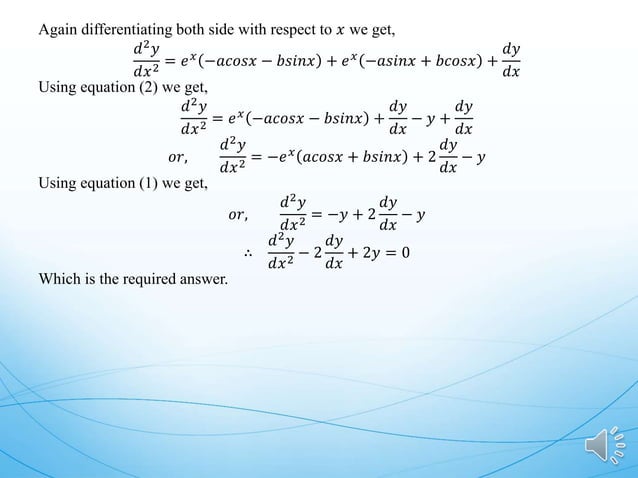 Ordinary and Partial Differential equations.pptx | Programming Languages | Computing