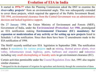 Introduction - Environmental Impact Assessment | PPTX