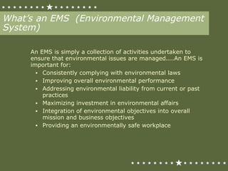 Introduction to Environmental Management Systems (EMS) | PPT