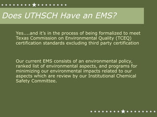 Introduction to Environmental Management Systems (EMS) | PPT