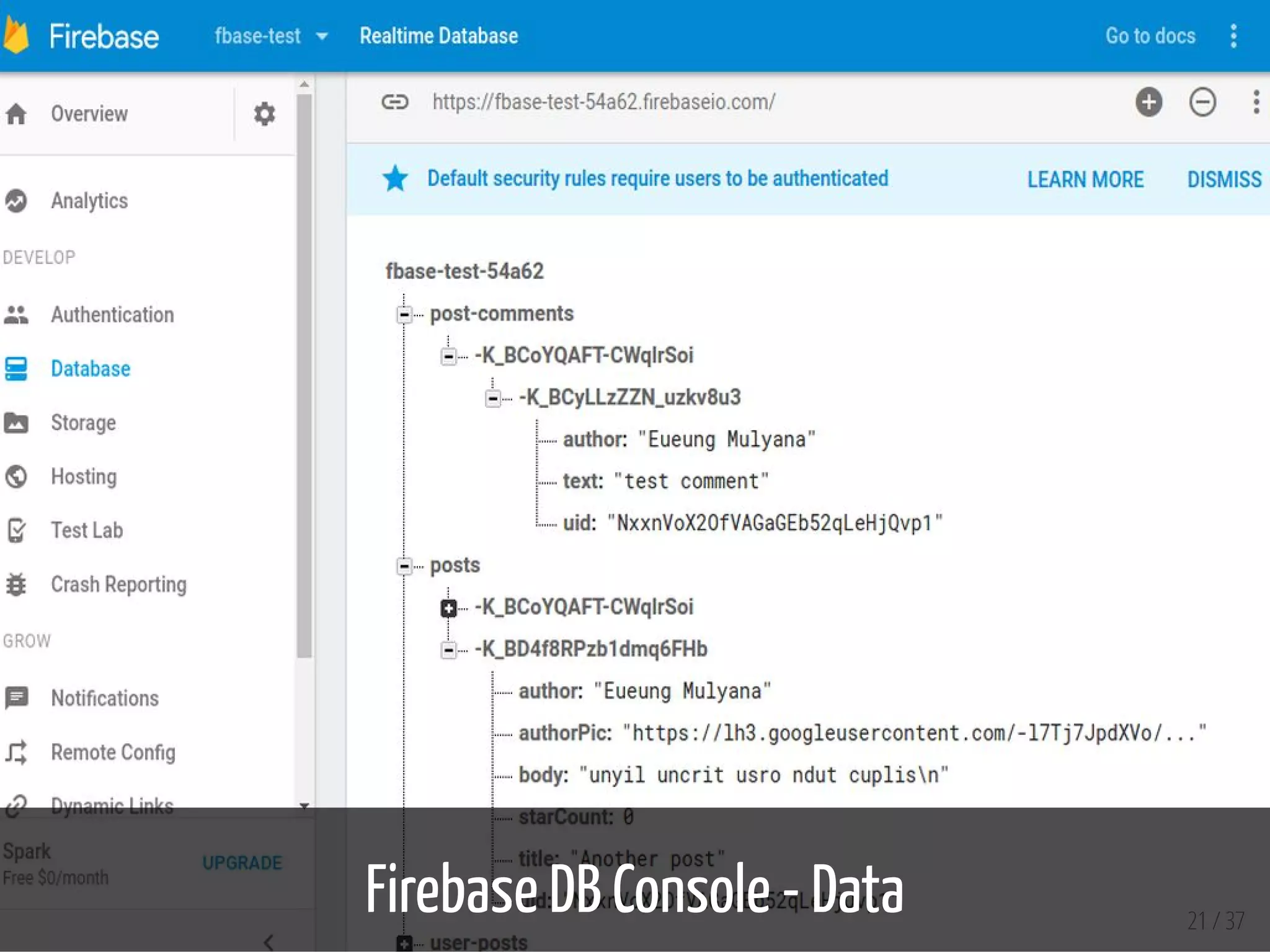 Introduction, Examples - Firebase | PPT