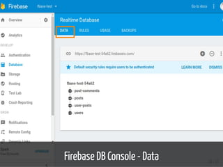 Introduction, Examples - Firebase | PPT