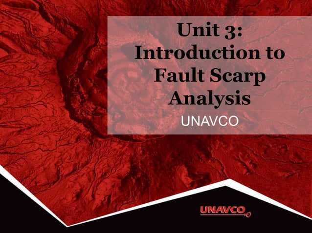Introduction to Fault Scarps | PPTX | Geology | Science
