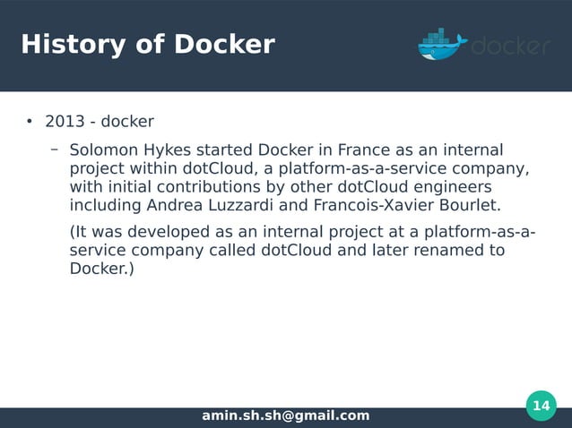 Docker Fundamental course - linkedin | PPT