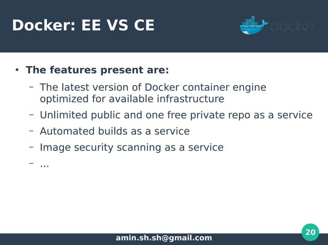 Docker Fundamental course - linkedin | PPT
