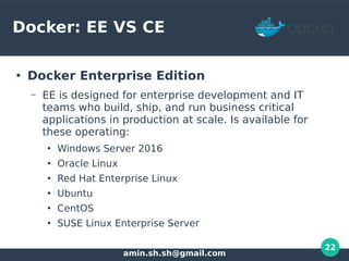 Docker Fundamental course - linkedin | PPT