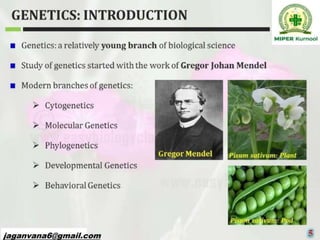 Introduction genetics | PPTX