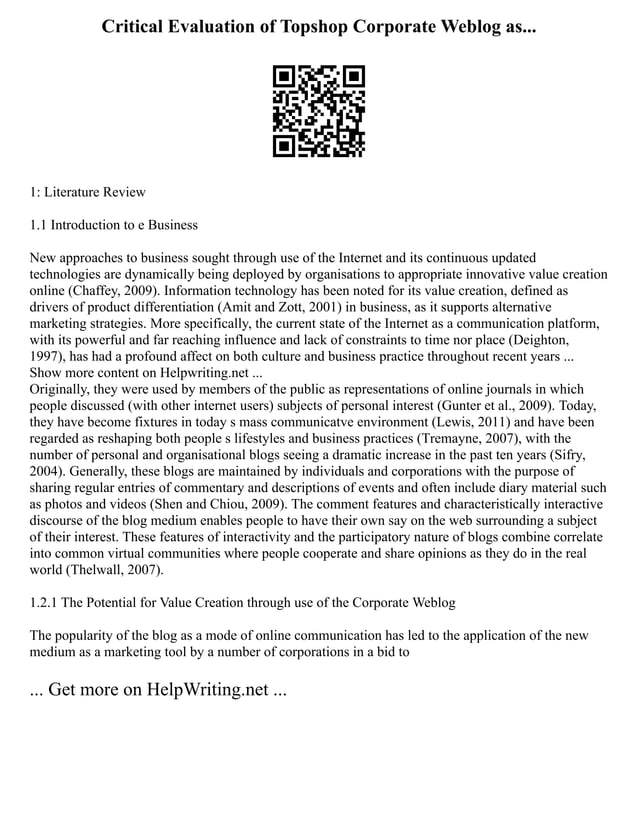 Introduction - How To Write An Essa | PDF