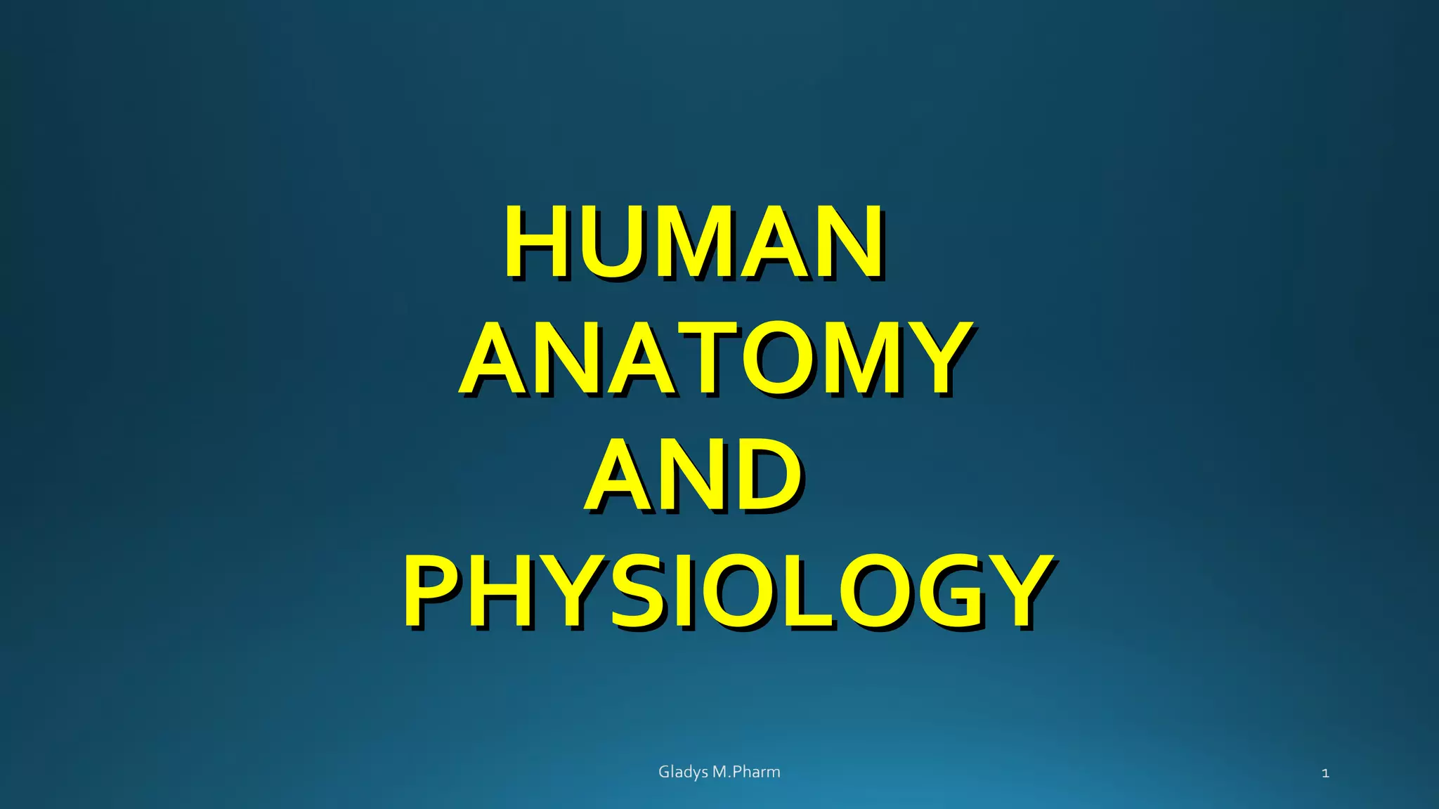 Introduction human body | PPT