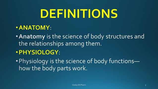 Introduction human body | PPT