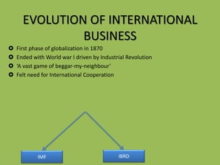 Introduction international business | PPT