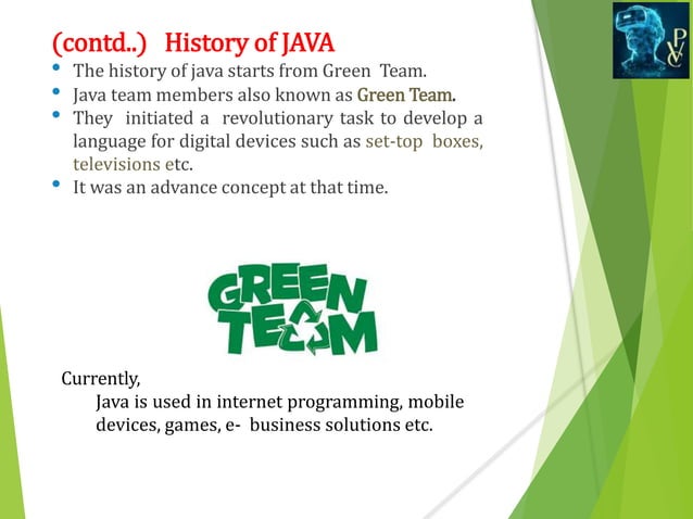 Introduction of java | PPSX