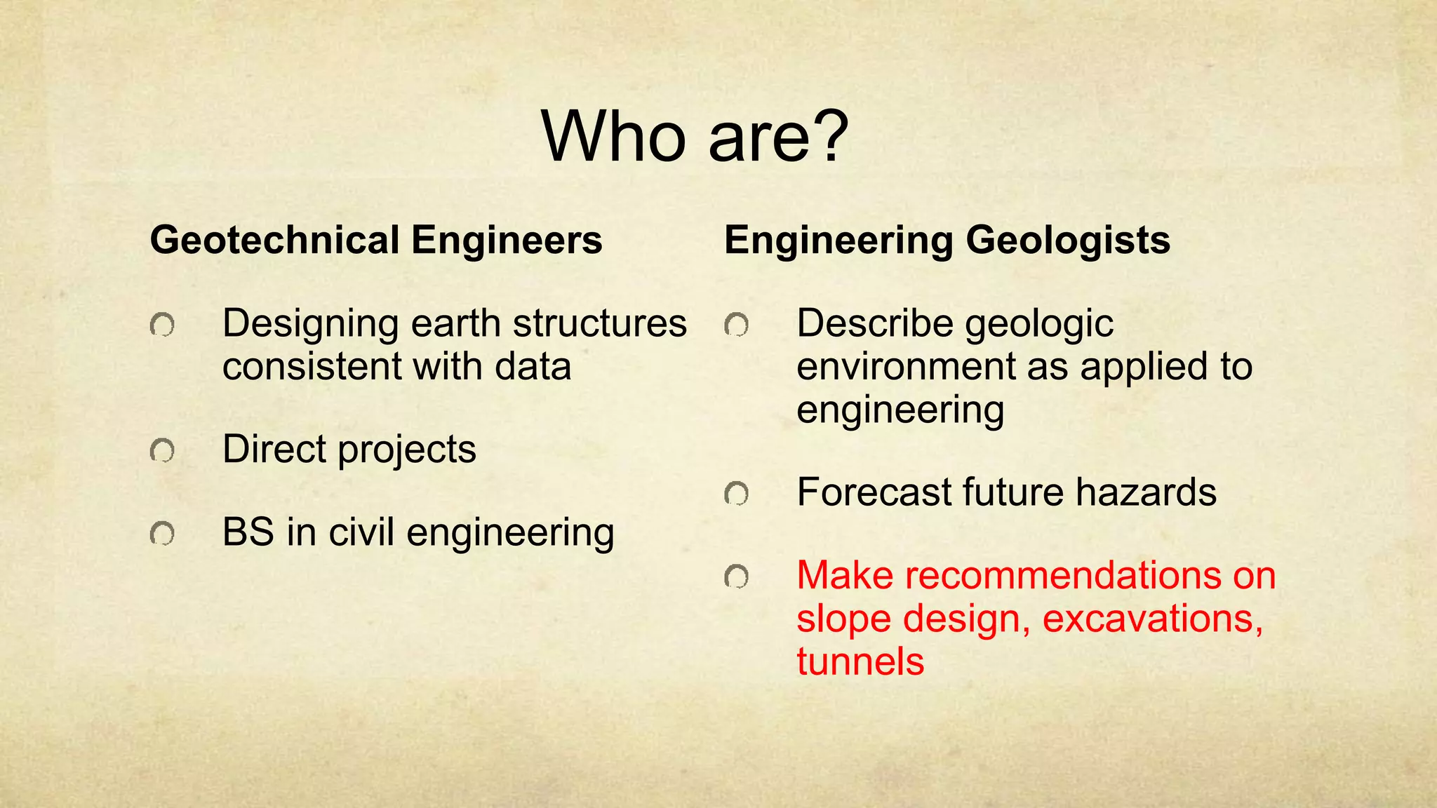 Presentation: Introduction Cut Slope Design and Topographic Surveying ...
