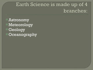 Introduction lesson | PPT | Geology | Science