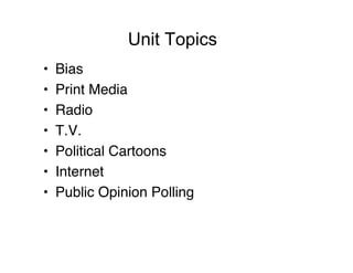 Mass Media Introduction Lesson | PDF
