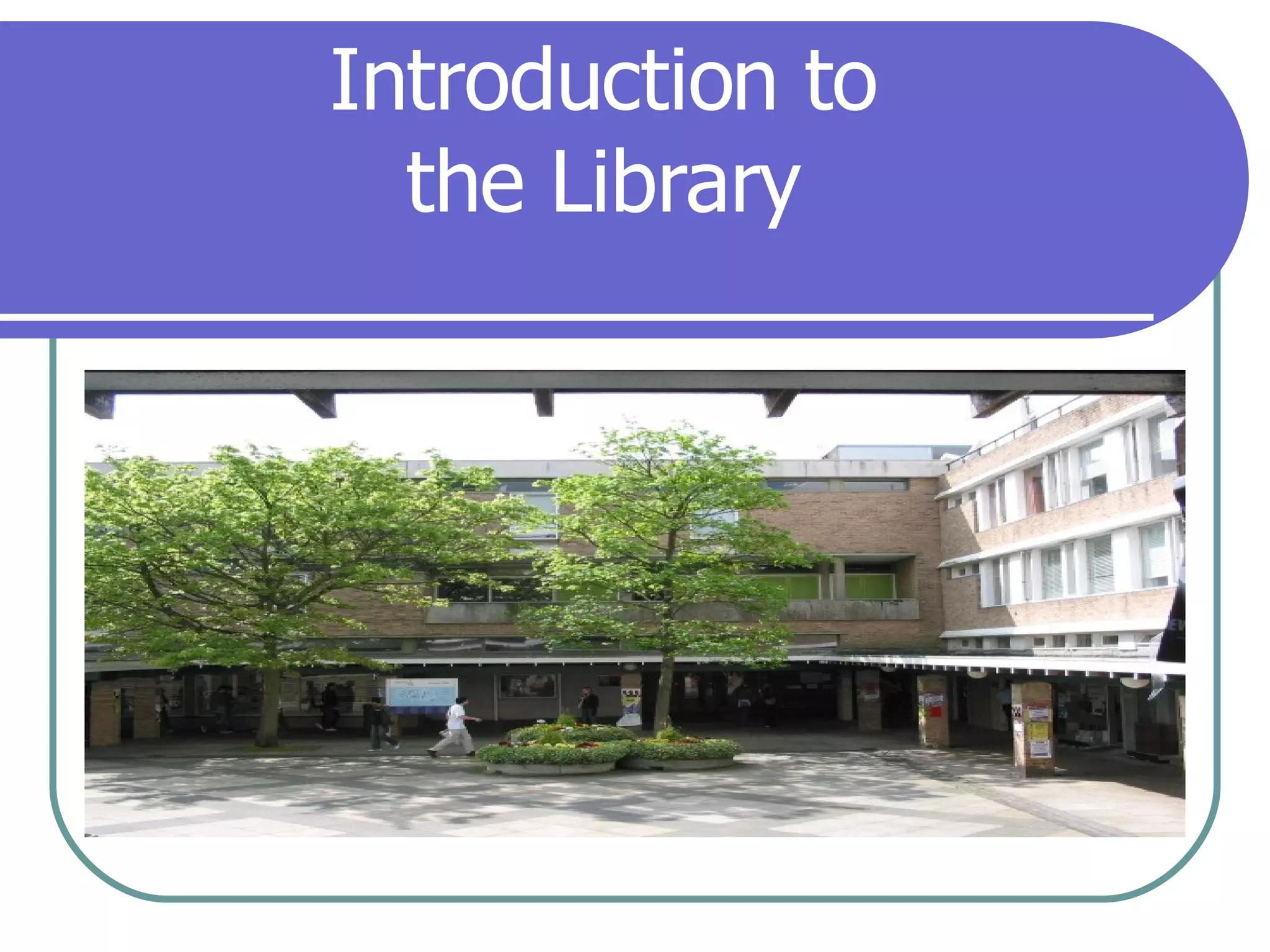 Introduction to the Library - Religion 2008 | PPT