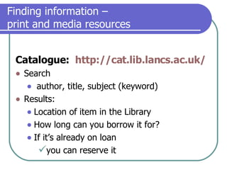 Introduction to the Library - Religion 2008 | PPT