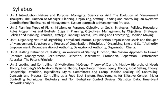 Introduction to Principles & Practices of Management | PPTX