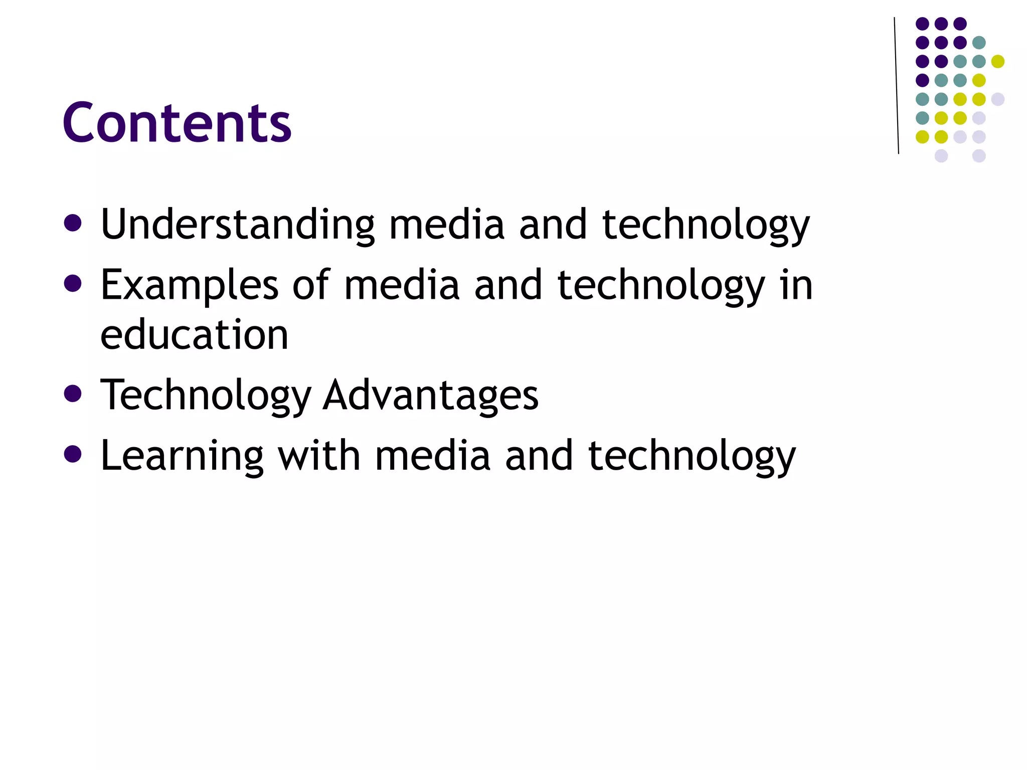 Introduction to media & technology | PPS
