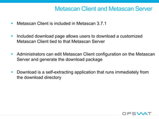 Introduction to Metascan Client | PPT